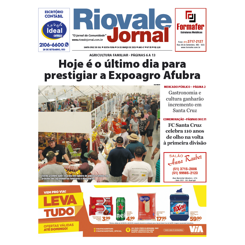 Edição 24/03/2023 – Riovale Jornal